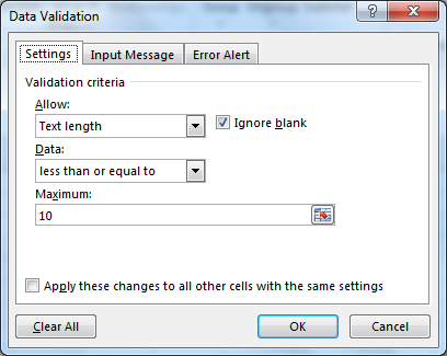 Need to limit the number of characters entered into a cell - Microsoft Q&A