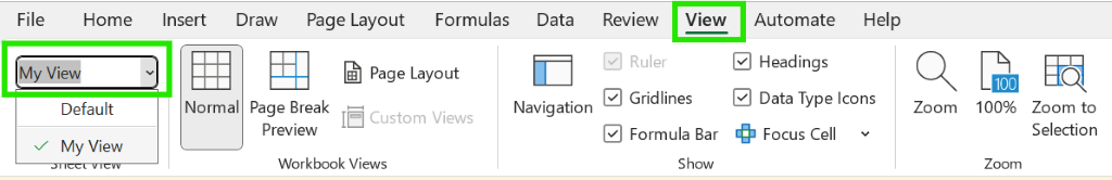 Feature Request: Default Filter View Option in Shared Excel Files - Microsoft Q&A