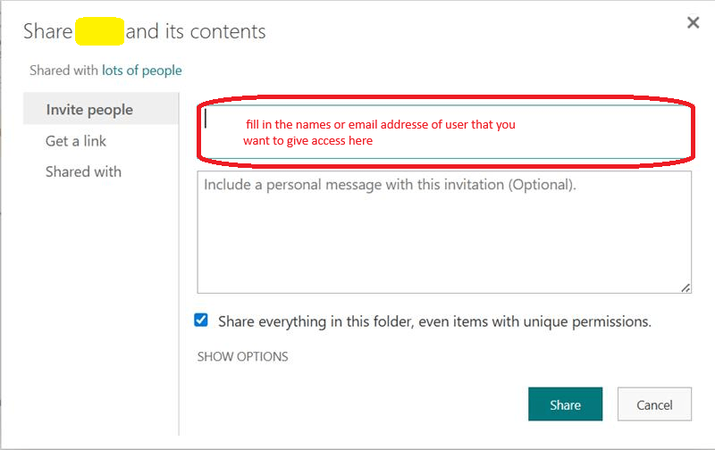 Unable to provide user-level access only to those folders - Microsoft Q&A