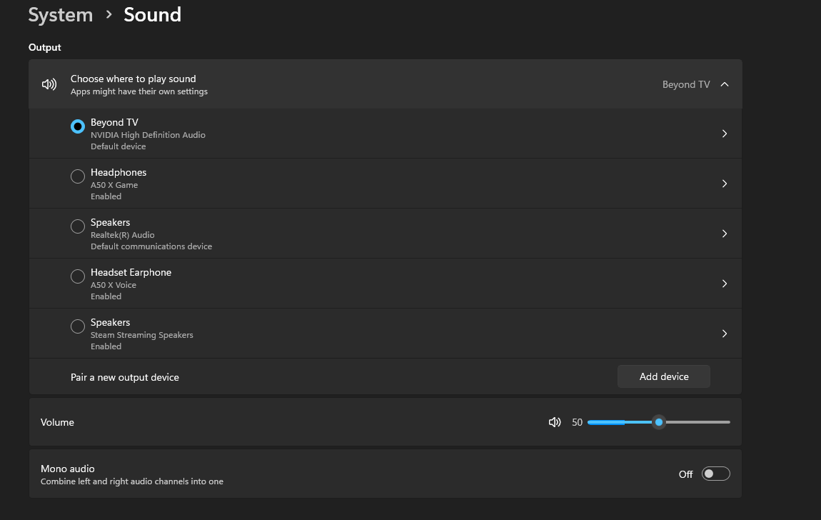change audio output on laptop - Microsoft Q&A
