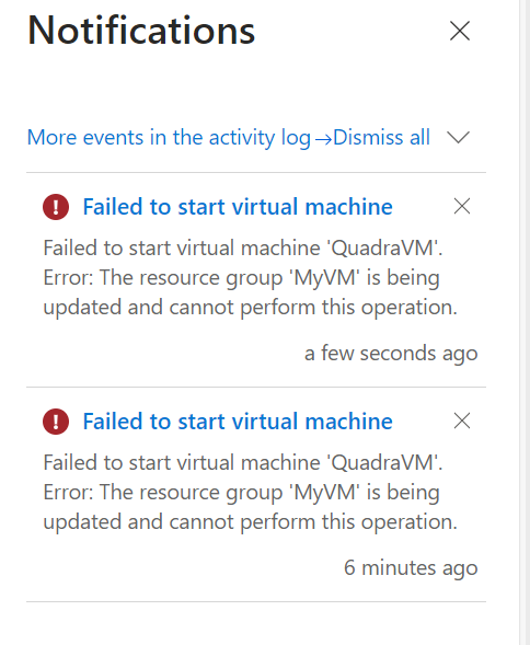 Unable to start VM ,once moved from one subscription to another ,almost ...