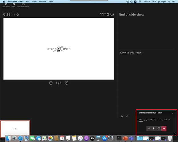 Presenter view in Teams with video on Mac - Microsoft Q&A