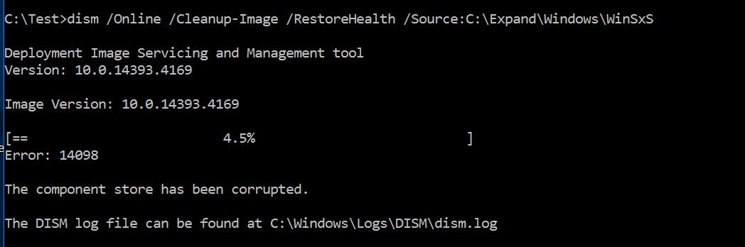 error:0xc1420115 The user attempted to mount to a directory that does not exist. - Microsoft Q&A