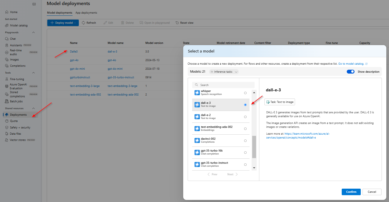 How to fix Dalle 3 api generations issues in Microsoft Azure ...