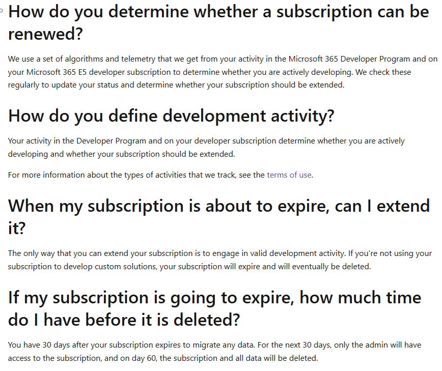 Request to Reactivate My Microsoft 365 Developer Account - Microsoft Q&A