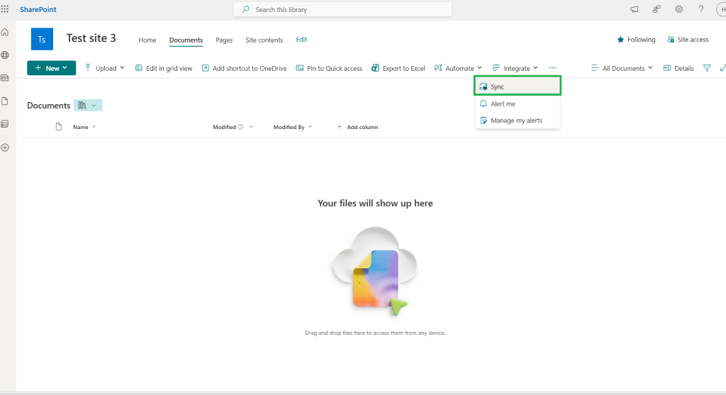 I can't sync SharePoint to my OneDrive. I've followed the instructions. it is taking me ...