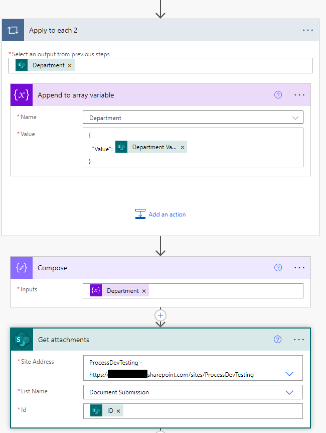 Powerautomate Copy Managed Metadata Department Column Value In List To Update Same Column In