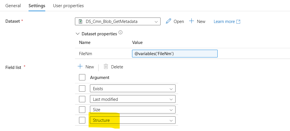 Trying to come up with a solution/logic using "Get Metadata" - Microsoft Q&A