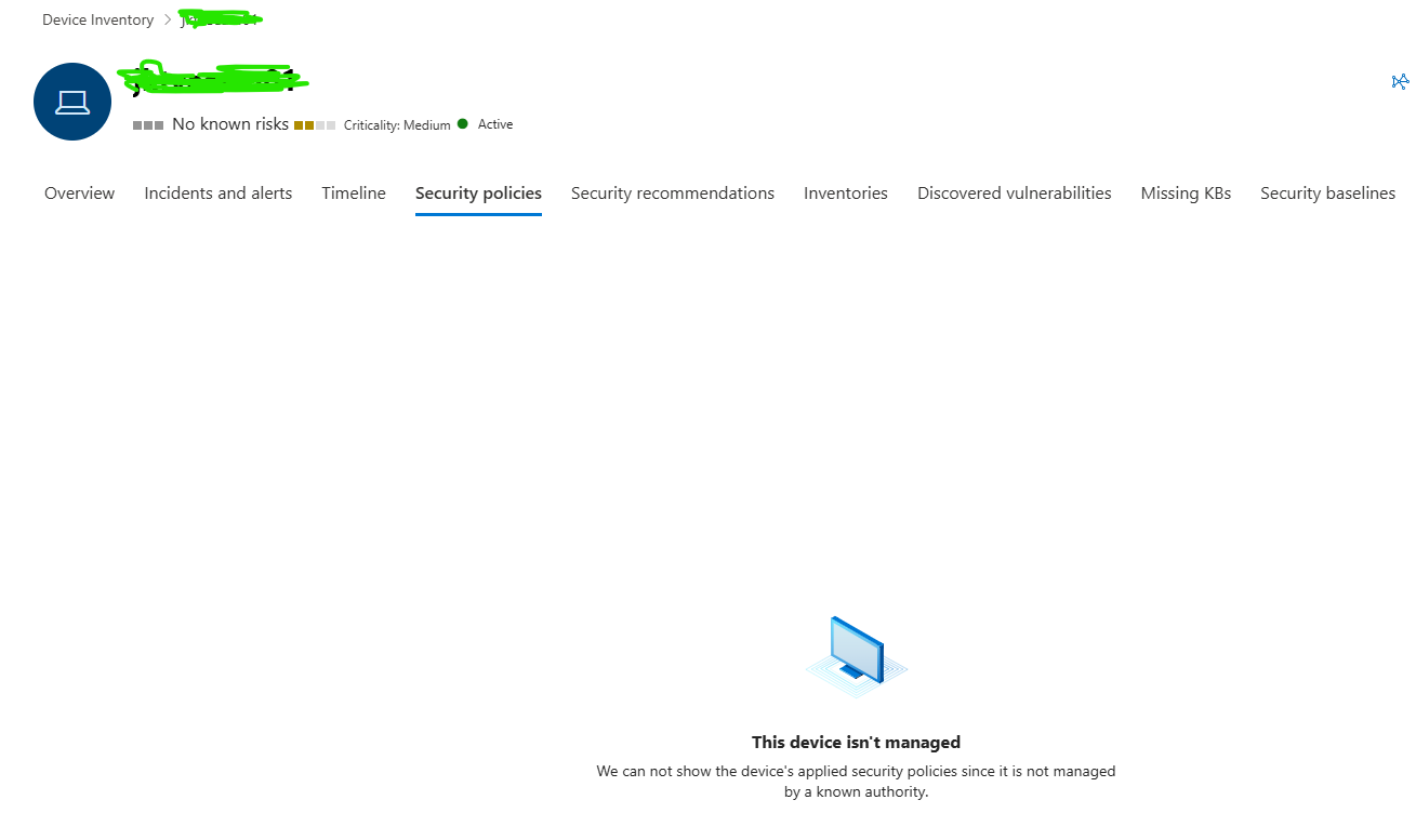 Manage AD joined device to Security Portal - Microsoft Q&A
