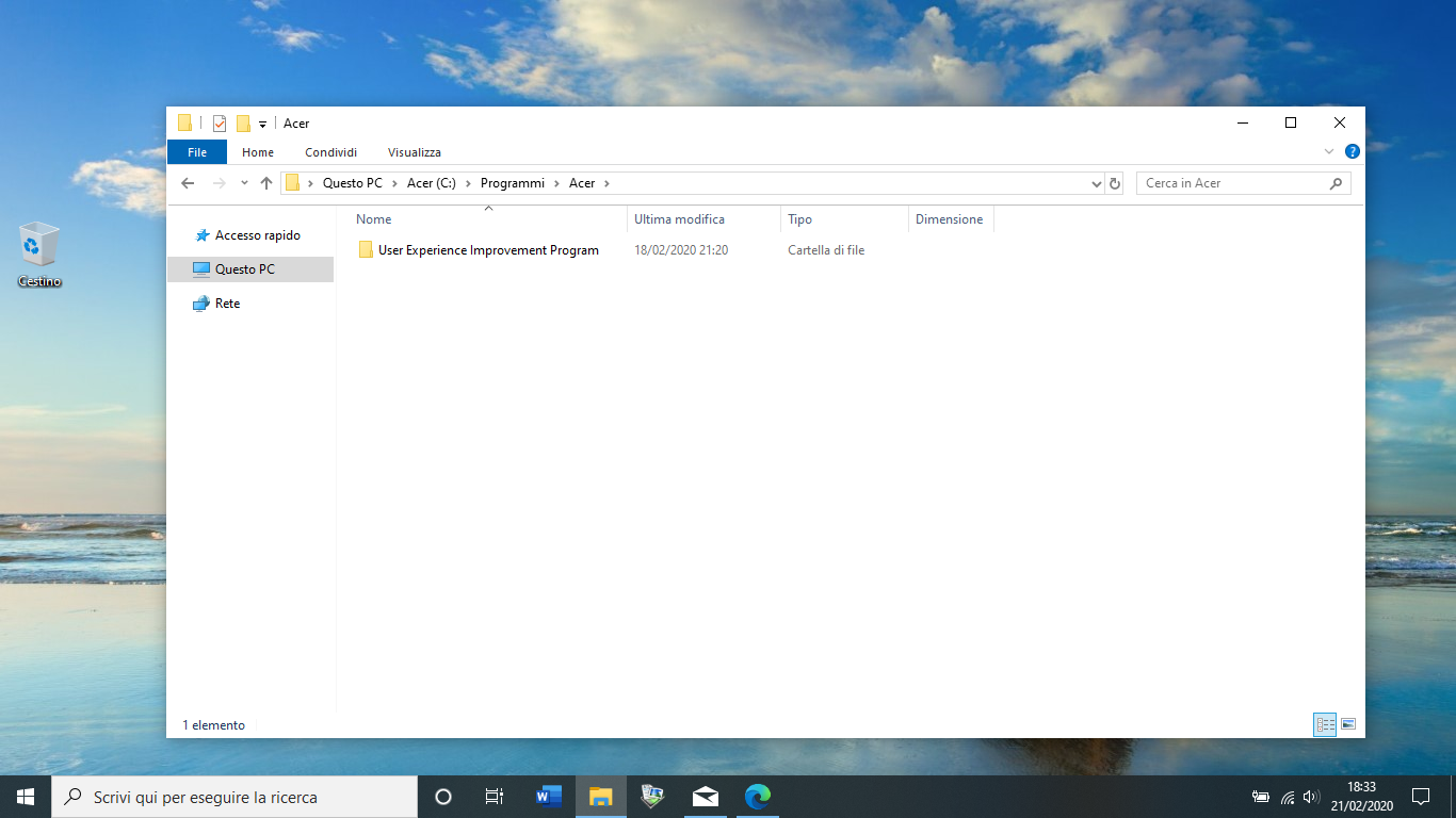 Installare Acer Quick Access - Microsoft Q&A