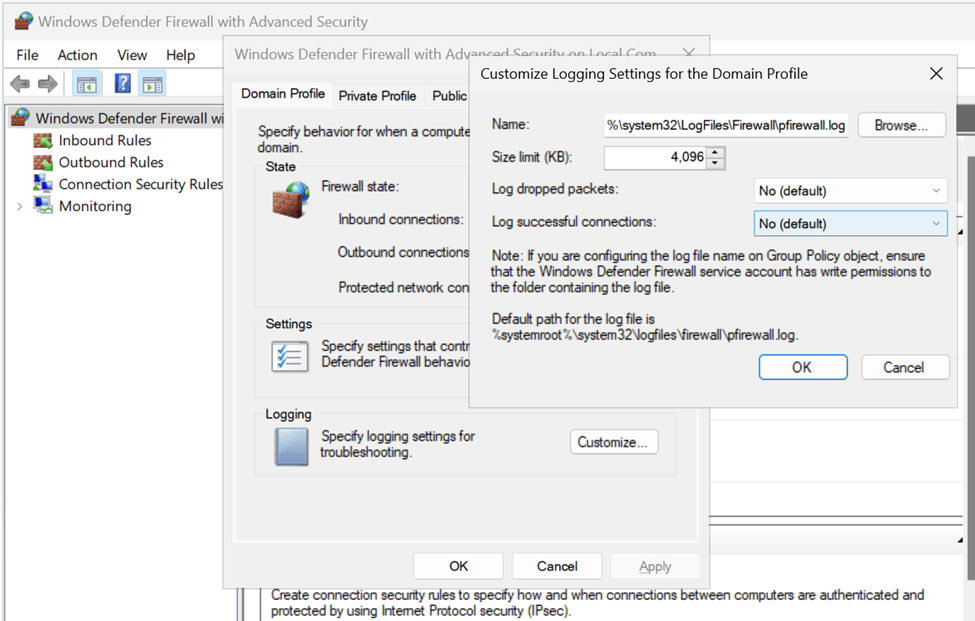 Windows Firewall Not Blocking Any Traffic On A Domain Controller Microsoft Qanda