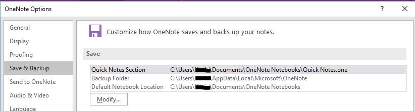 OneNote files not showing correct modified date../ Trying to ensure all ...