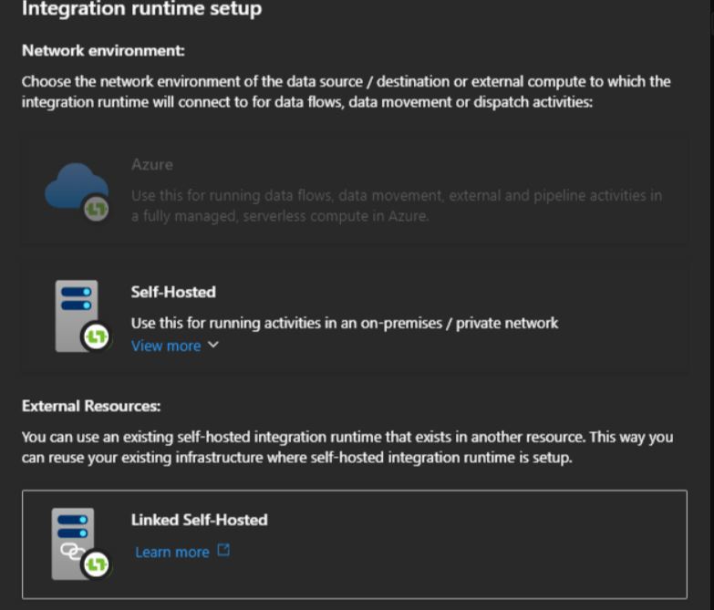 Unable To Choose An Azure Based Integration Runtime When Creating A Pipeline Activity In Azure