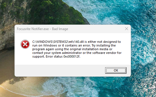 HOW TO FIX BAD IMAGE ERROR - Microsoft Q&A