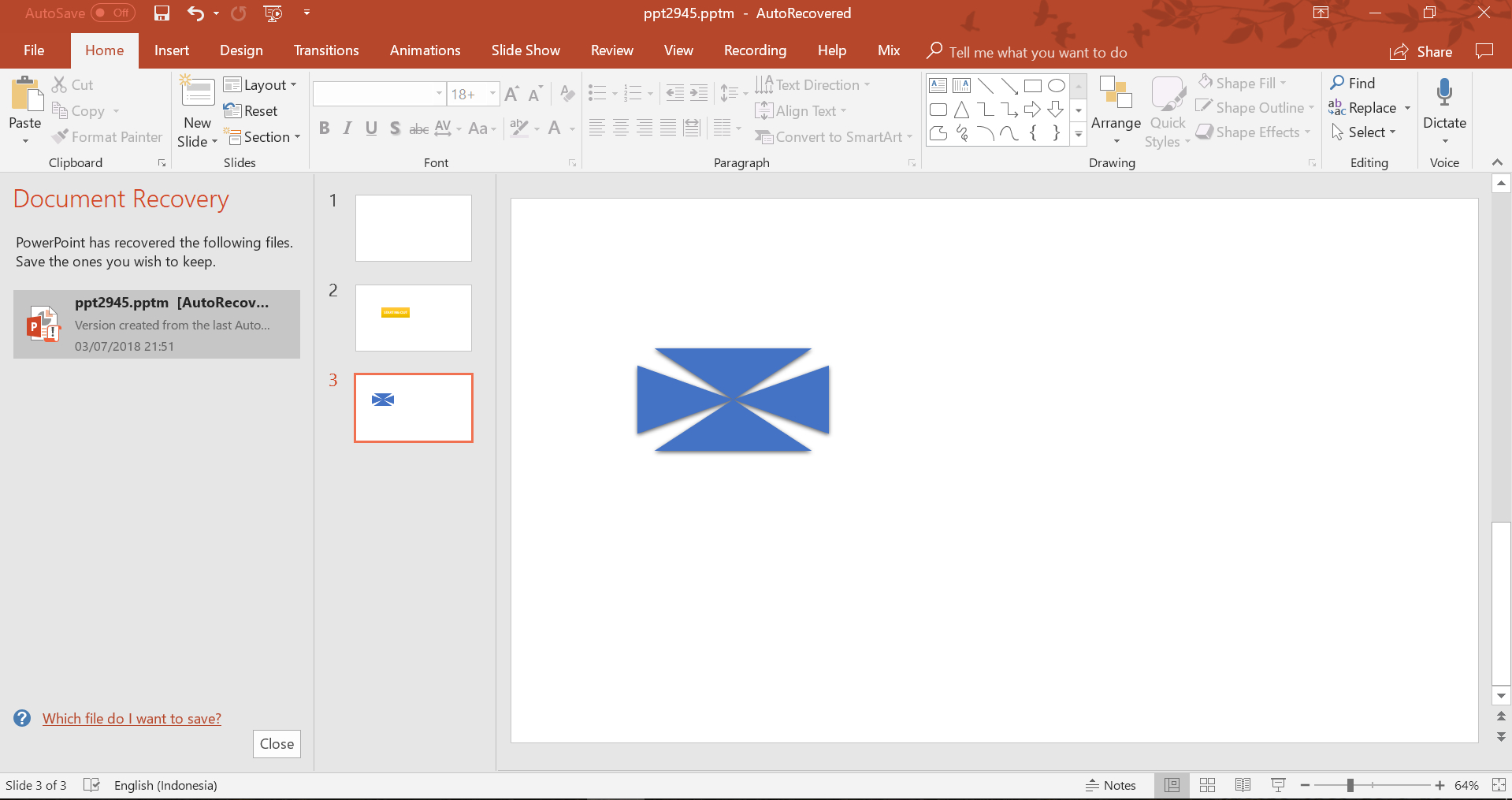 Shape Fill Becomes Weird - Microsoft Q&A