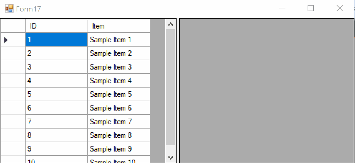 Datagridview not showing the sub class or child class properties? - Microsoft Q&A