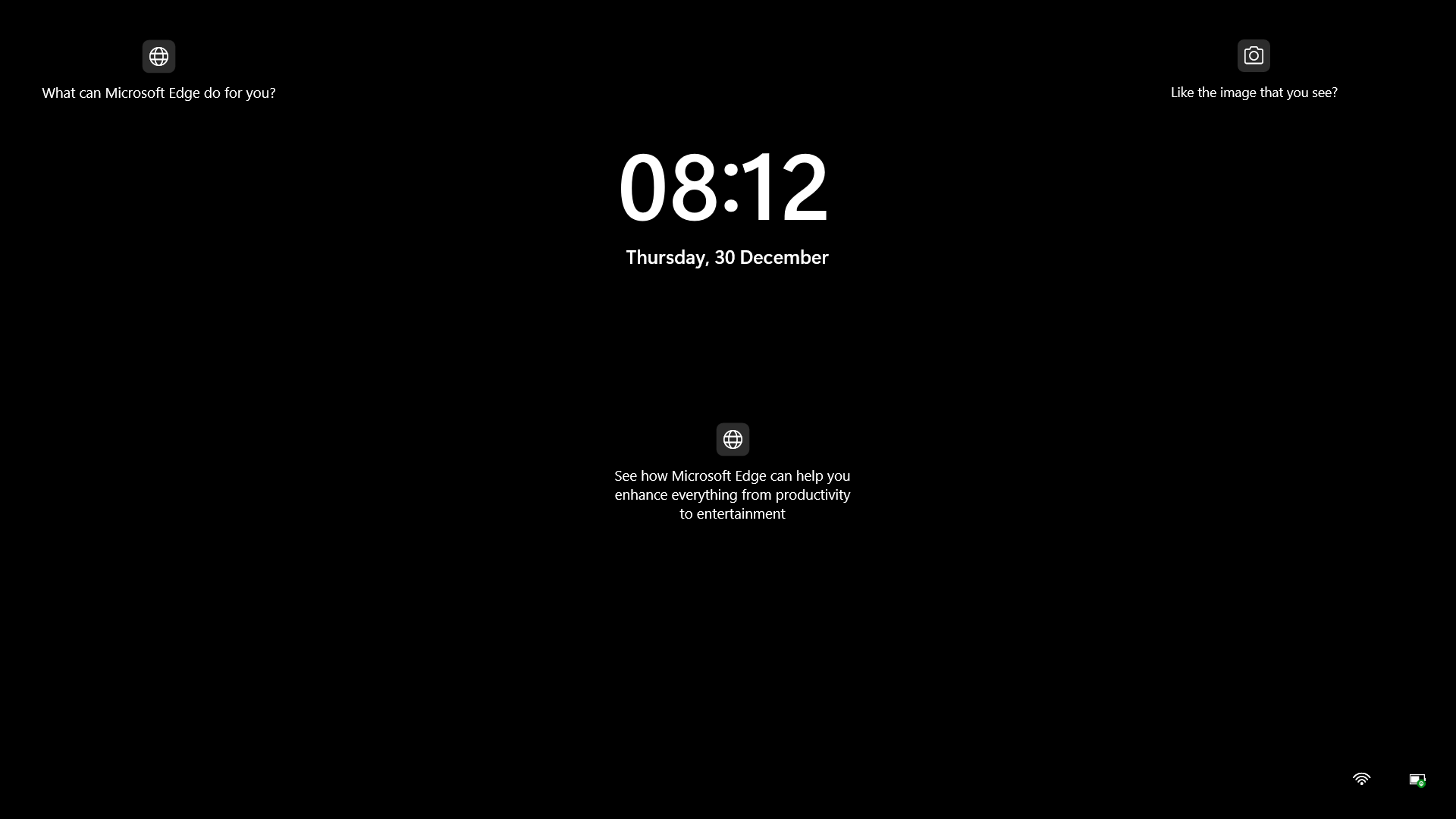 My lock screen and sign in screen pictures are blue since I bought this ...