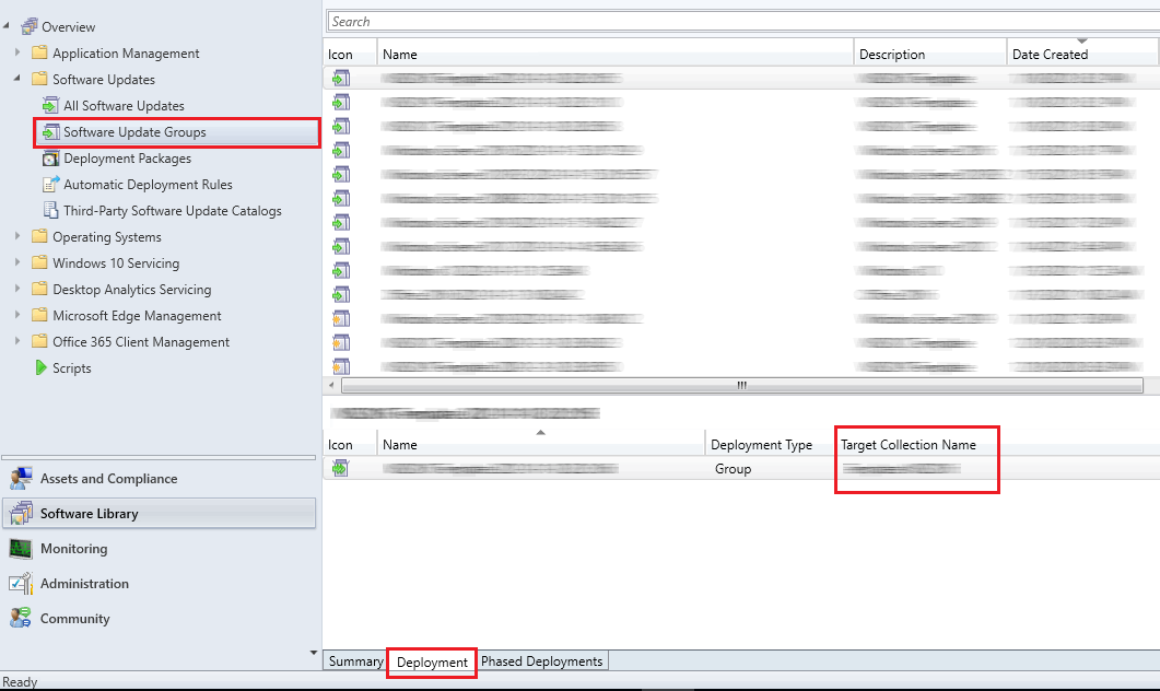 Server received patches without being part of SCCM collection ...