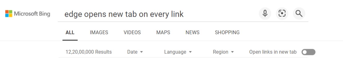How do I stop MS Edge from opening a new tab every time I click on a ...