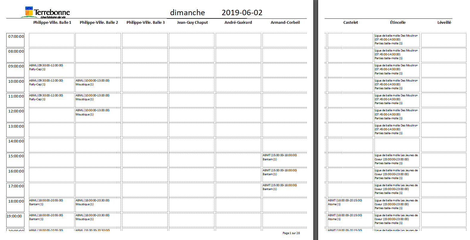 Calendar style report - Microsoft Q&A