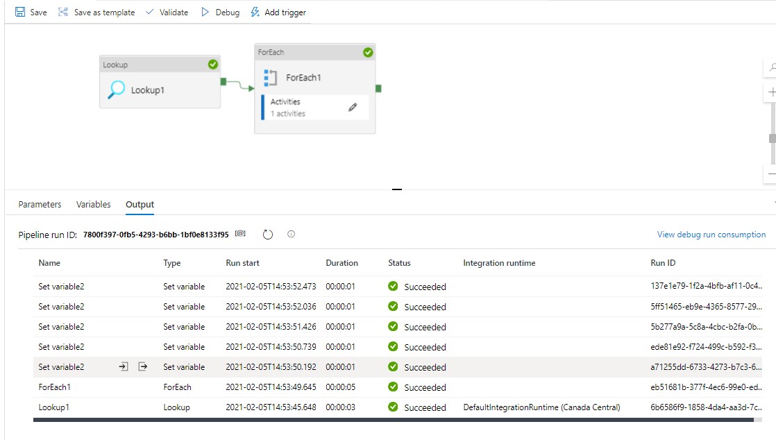 How To Stroe Values In Setvariable And Use In Another Activity Using Azure Datafactory
