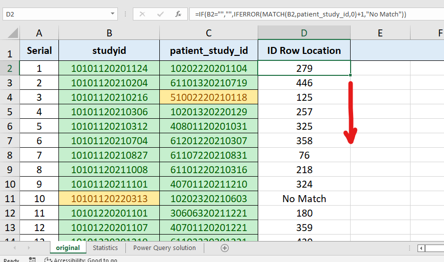 Finding out duplicate and Unique ID numbers - Microsoft Q&A