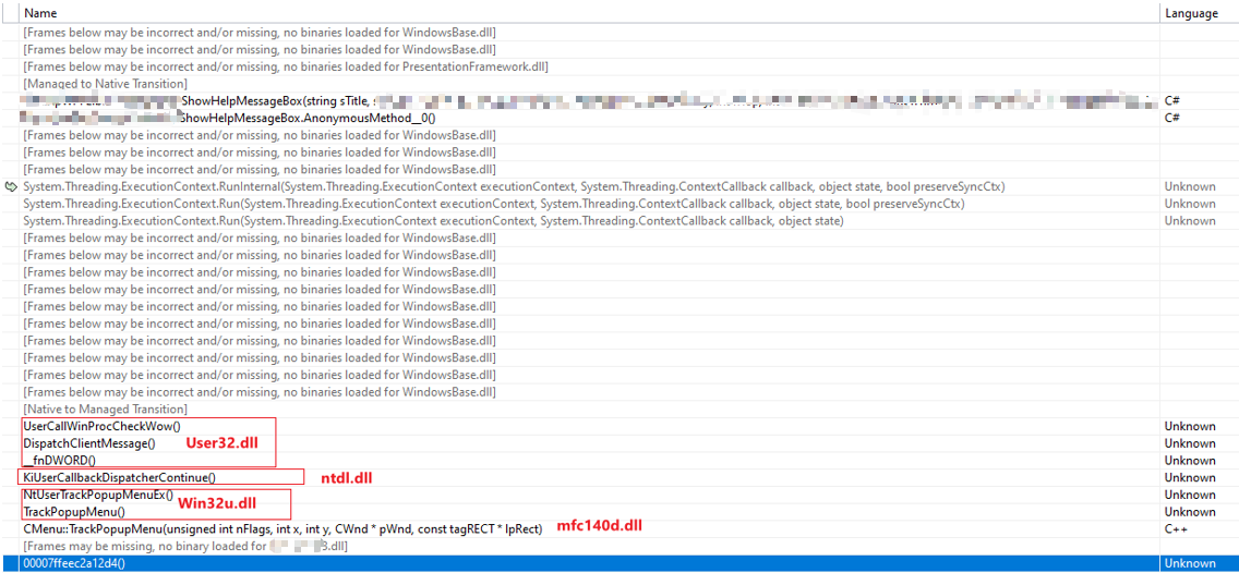 user32.dll!UserCallWinProcCheckWow() - Microsoft Q&A