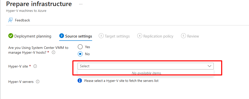 Set up disaster recovery of on-premises Hyper-V VMs to Azure ...