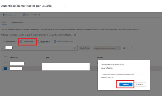 ¿Cómo puedo quitar la verificación de dos pasos con Microsoft ...