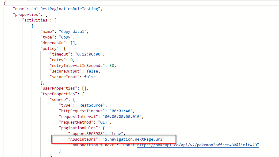 Pagination in ADF - Microsoft Q&A