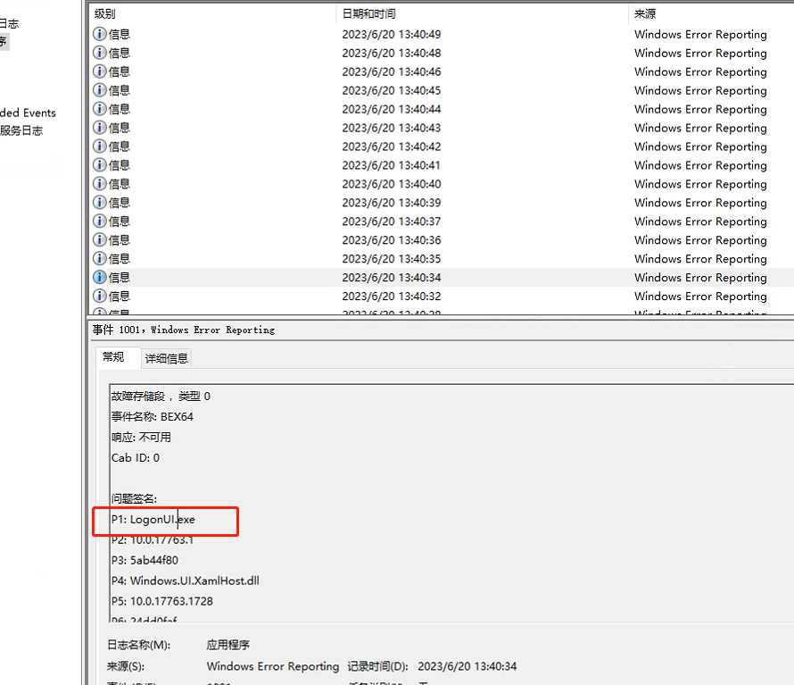 Windows 2019 standard regarding error reporting issues! What is the ...