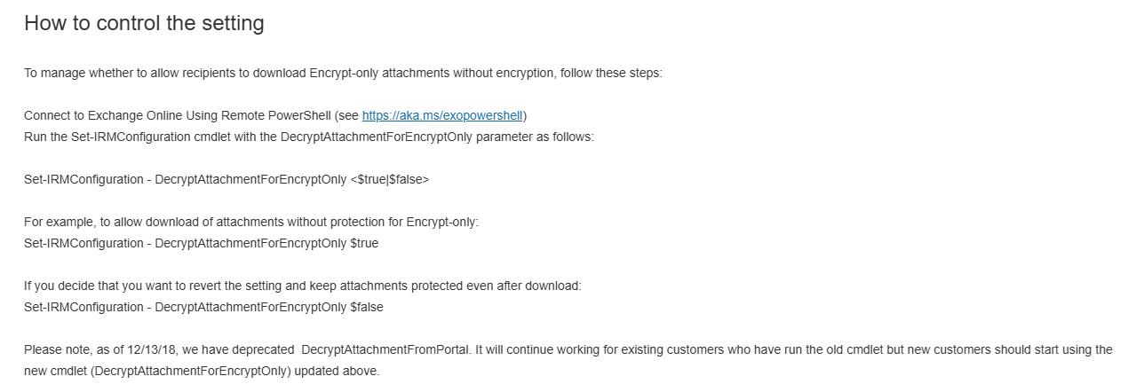 About OME encryption - Microsoft Q&A