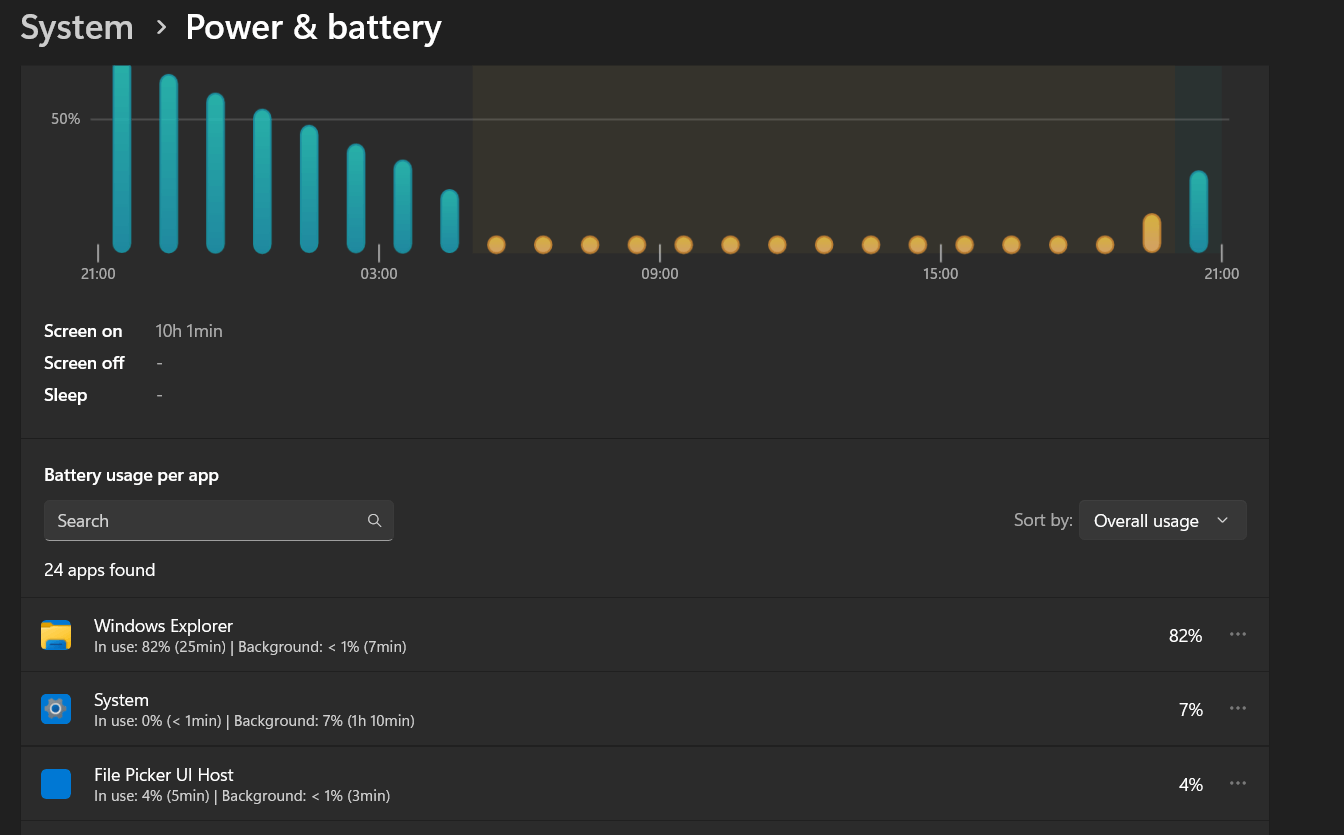 how to fix windows explorer battery usage issue? - Microsoft Q&A