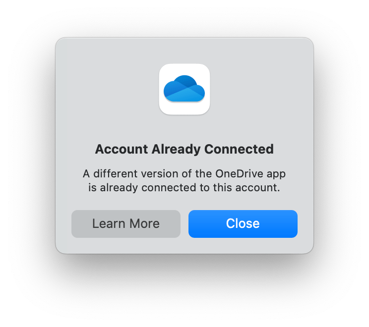 Account Already Connected Message - Microsoft Q&A