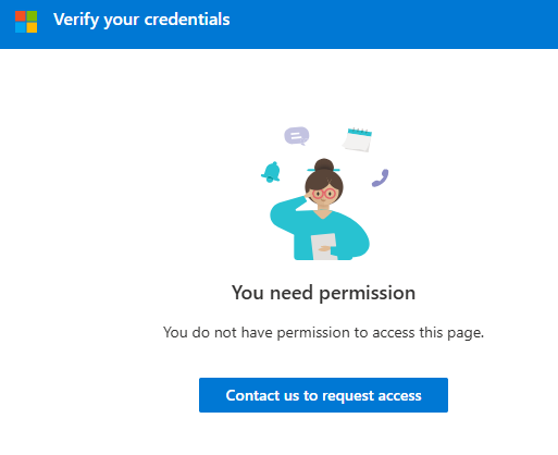 No Permission when access Verifiable Credentials from Microsft Hardware ...