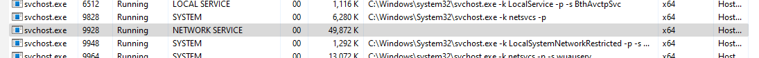 svchost.exe Service Host: Network Service using all my net connection ...