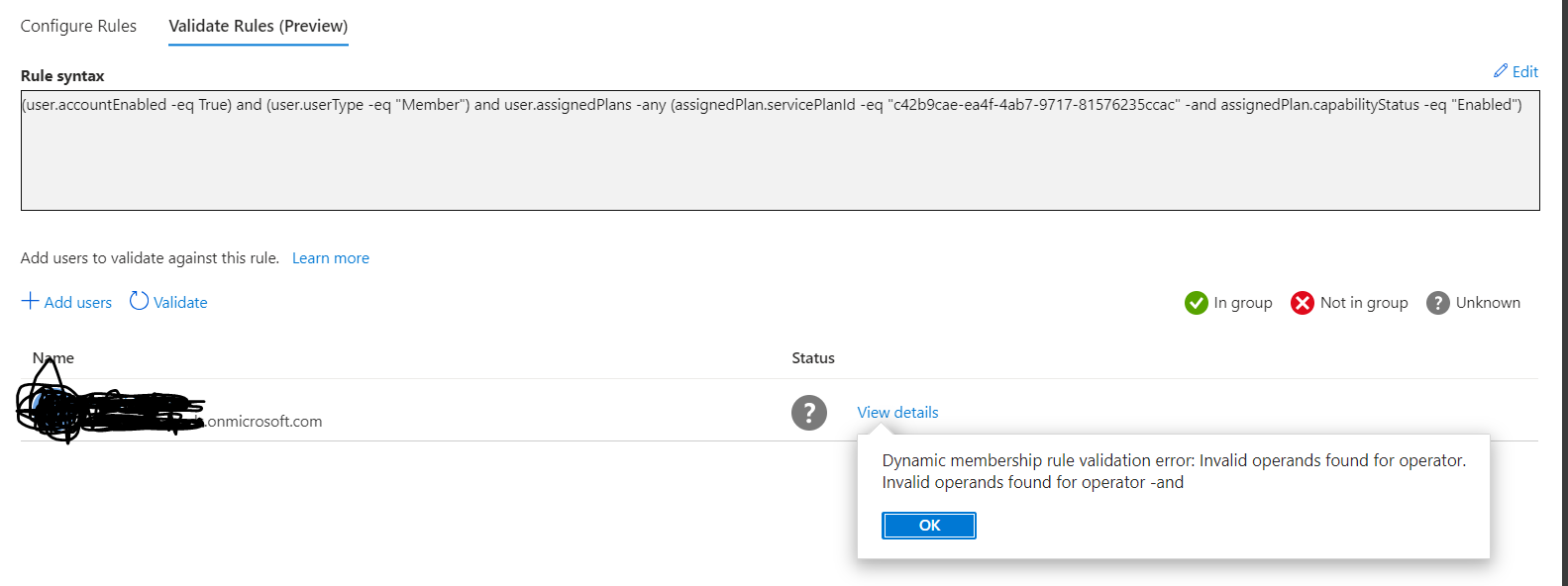 How to add/assign the filter to M365 dynamic user group with only certain license plan or SKU as ...