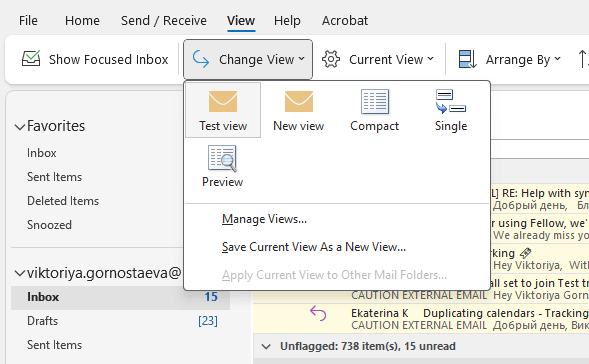 How to apply view settings across multiple profiles - Microsoft Q&A