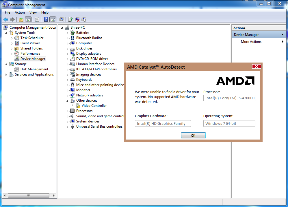 Unable to detect amd radeon 8670m on dell i15r 3537 - Microsoft Q&A