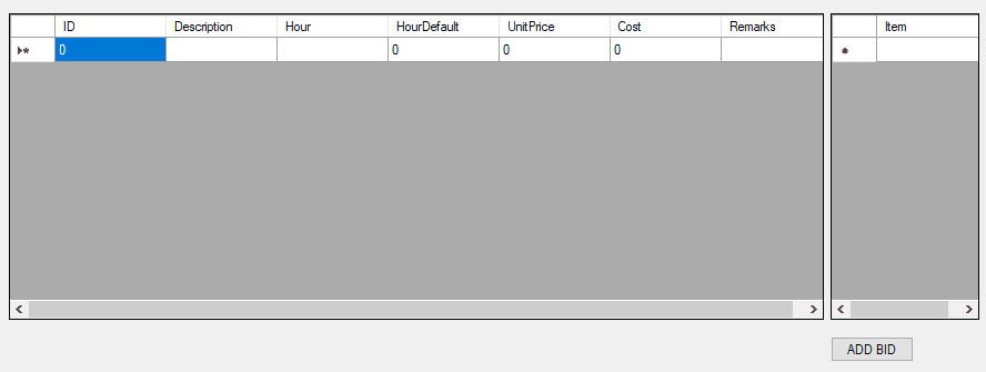 Make Datagridview Part Of Ui And Use The Input Values With Class Object