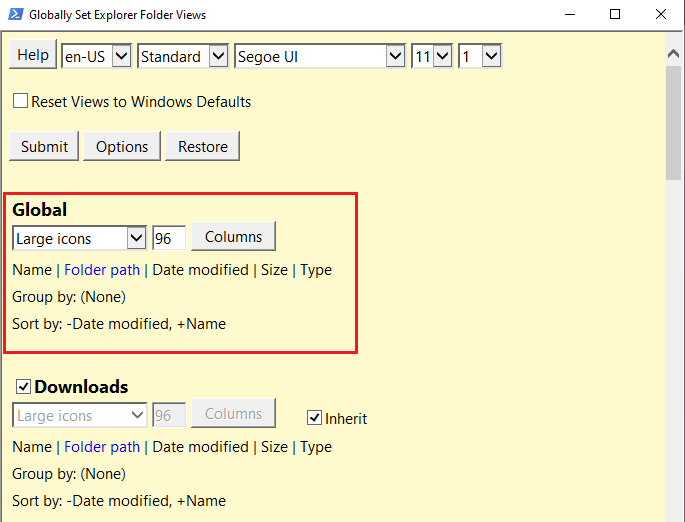 Sort by Date Modified while showing Folders at the beginning for every ...