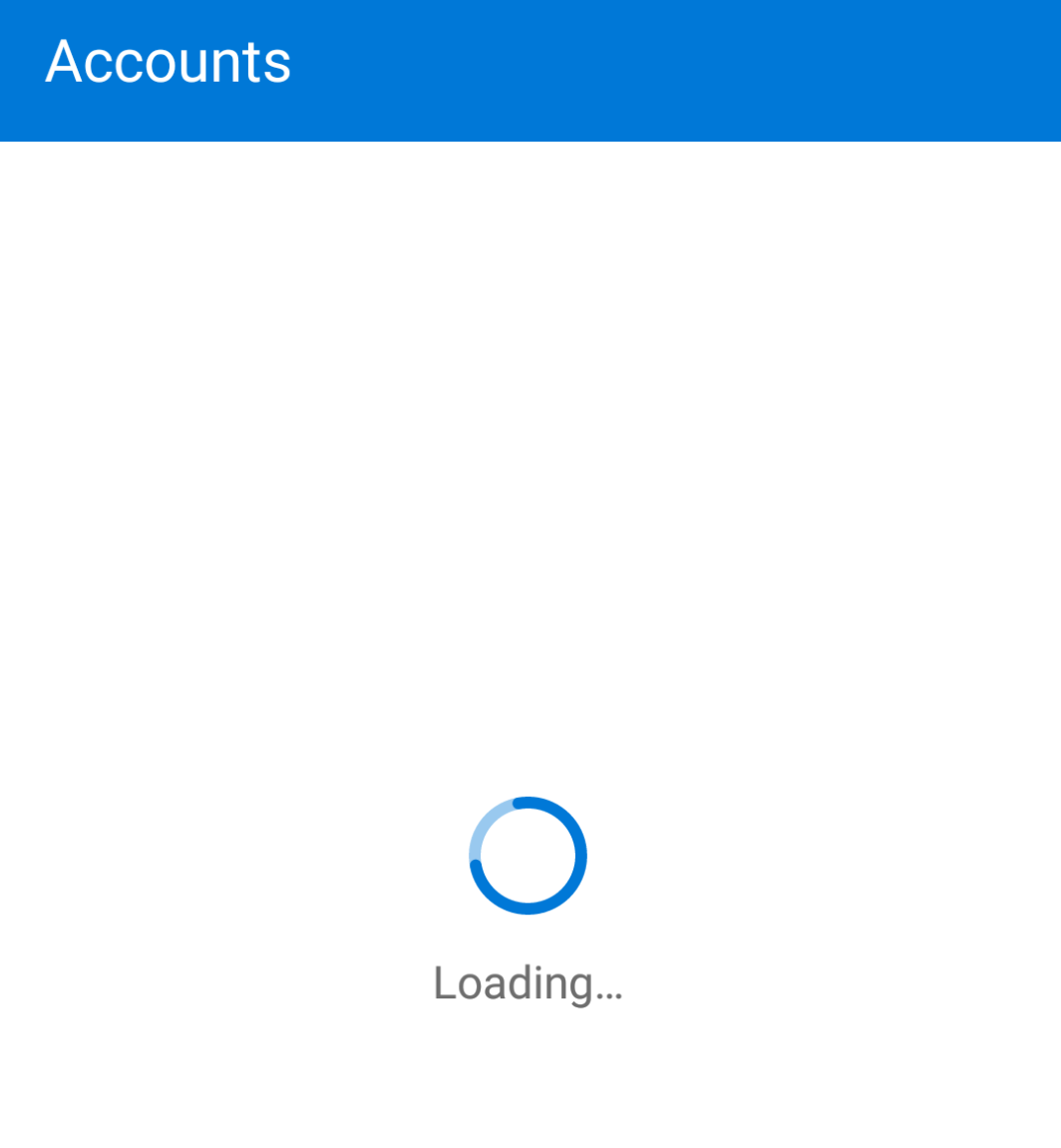 Outlook Mobile App :Account Screen on Outlook for Android Continuously ...