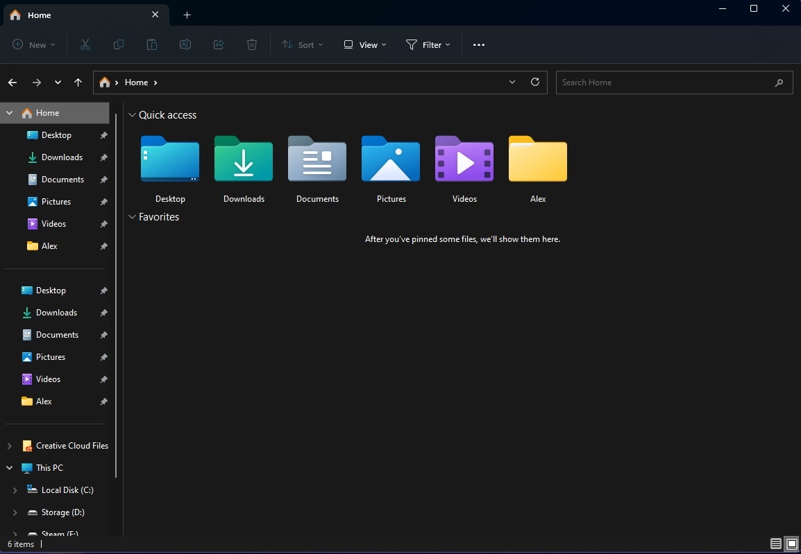 How do I display "Devices and Drives", etc., alongside Quick Access in ...