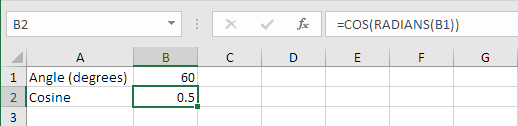 Radian to degree settings on excel - Microsoft Q&A