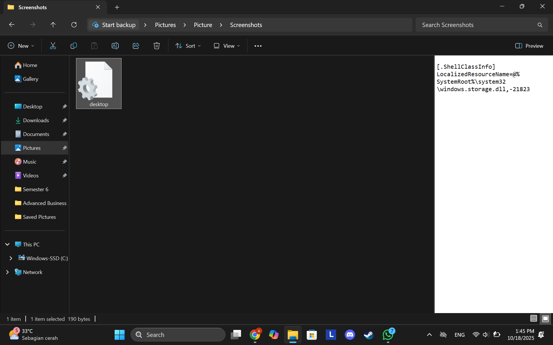 [.ShellClassInfo] LocalizedResourceName=@%SystemRoot%\system32\windows ...