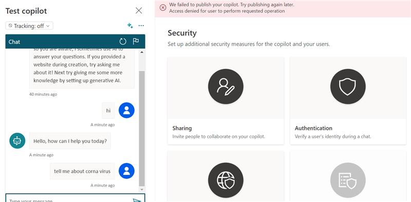 I am trying to integrate the sharepoint as a data source with the Azure Copilot and create a ...
