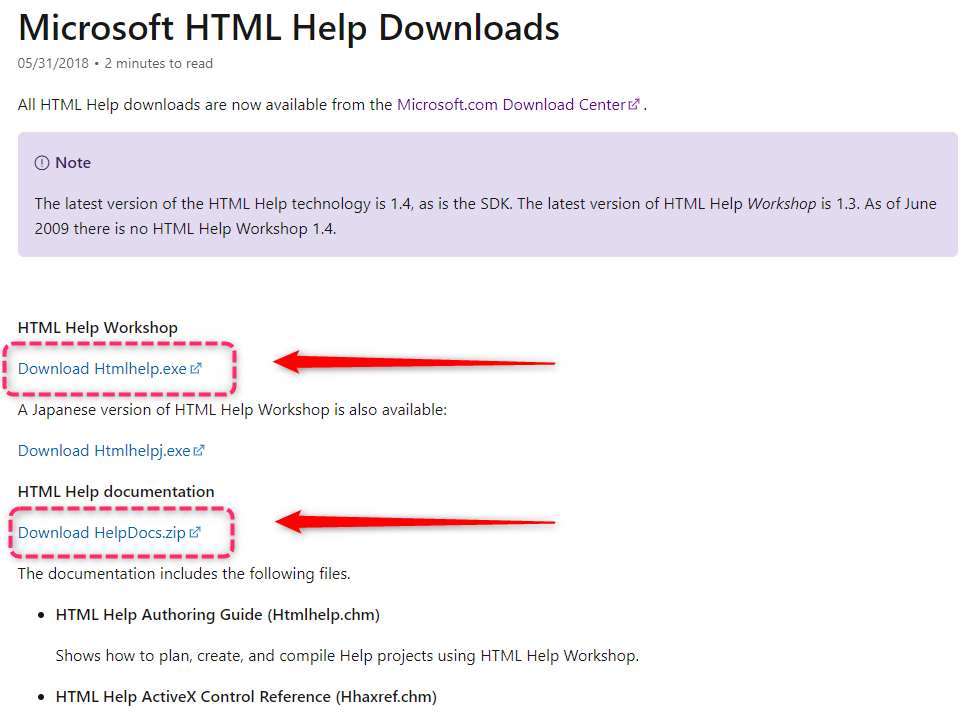 Htmlhelp Workshop Download For Chm Compiler Installation Failed Microsoft Qanda