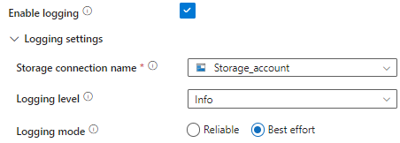ADF Copy Activity "Enable logging" Setting - Microsoft Q&A