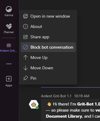 Created Copilot Studio bot agent. Single User gets Error that they "Cannot send messages to this ...