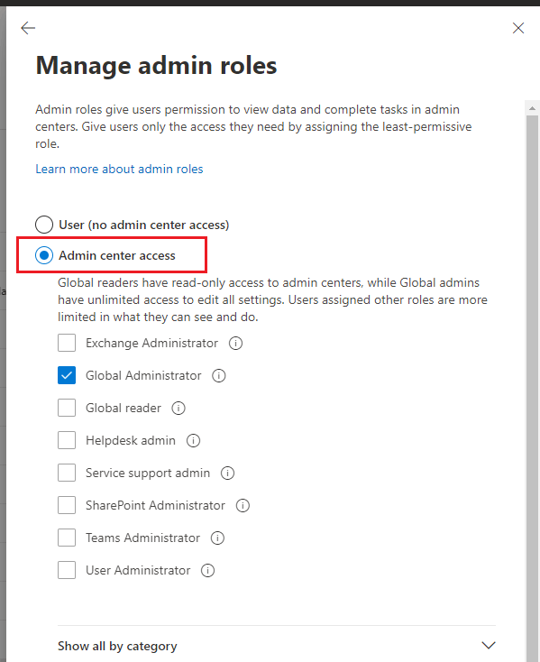 How do I locate the GA or admin user for a tennant if the information ...